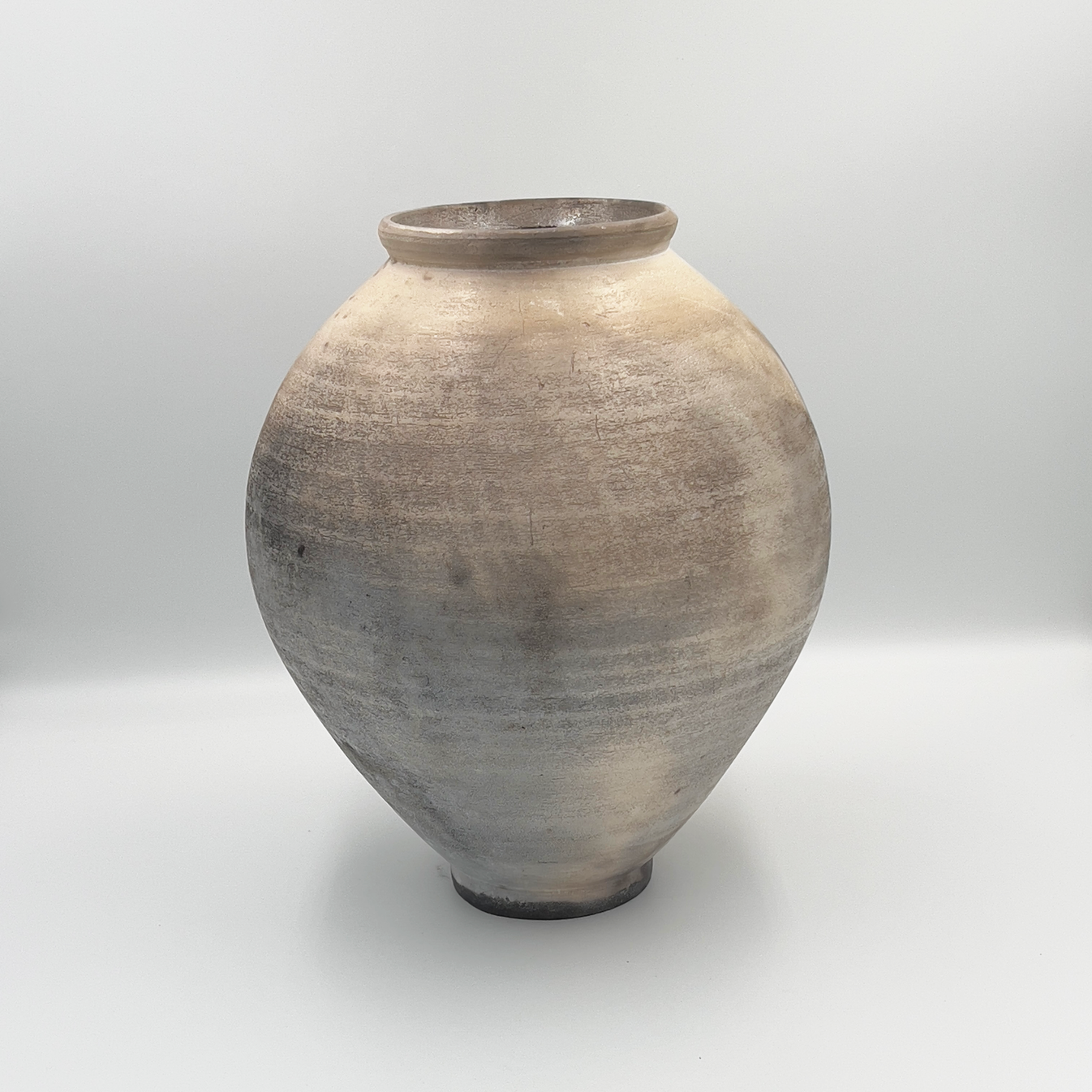 Brown Moon jar by Rubén Mañas. Artist ceramics for sale. Spanish ...